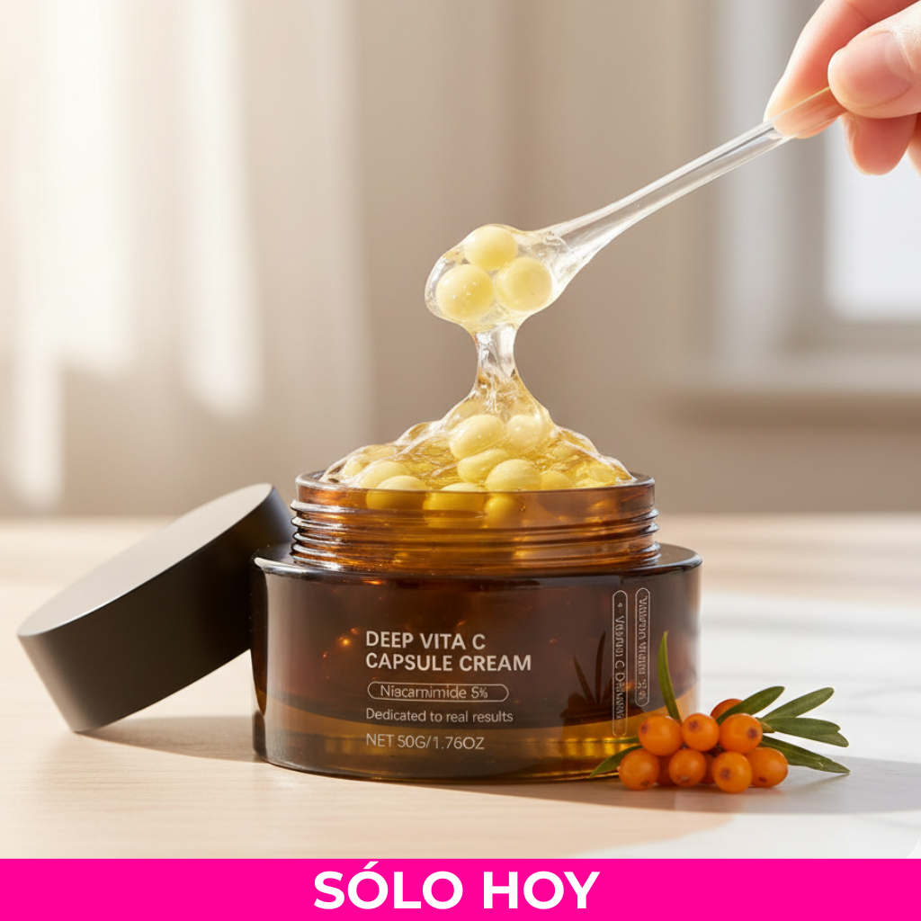 Crema de Perlas Gold: Vitamina C Hidratante y Anti-Manchas