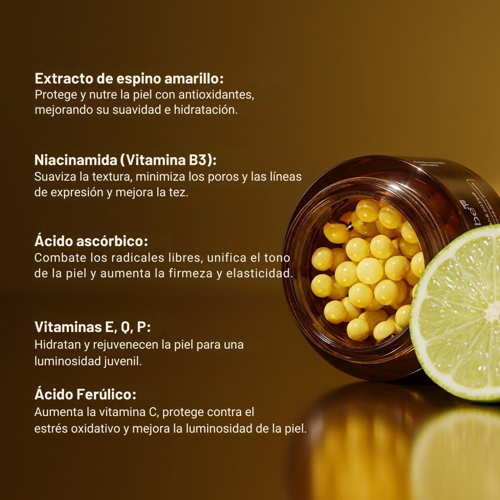 Crema de Perlas Gold: Vitamina C Hidratante y Anti-Manchas